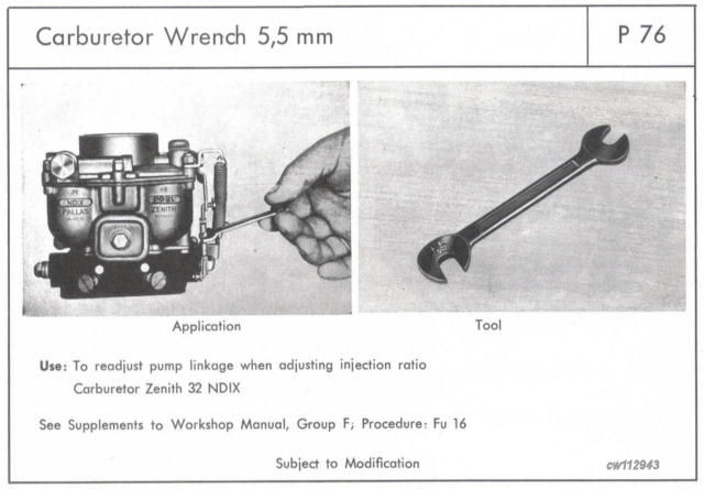 356 Porsche Factory Tools